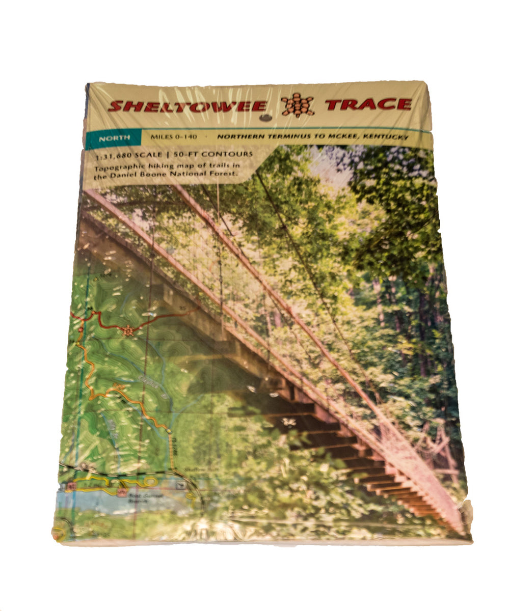 Guide Books Sheltowee Trace Topographic Map - North – J&H Outdoors